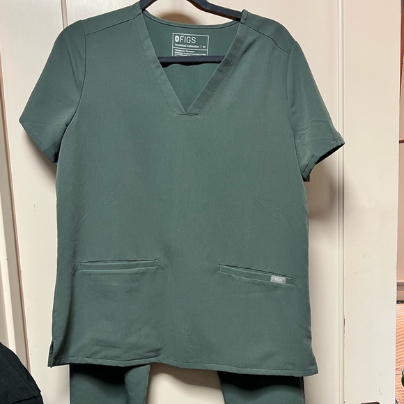 Figs | Tops | Figs Scrub Top Marsh Green Pride Edition | Poshmark